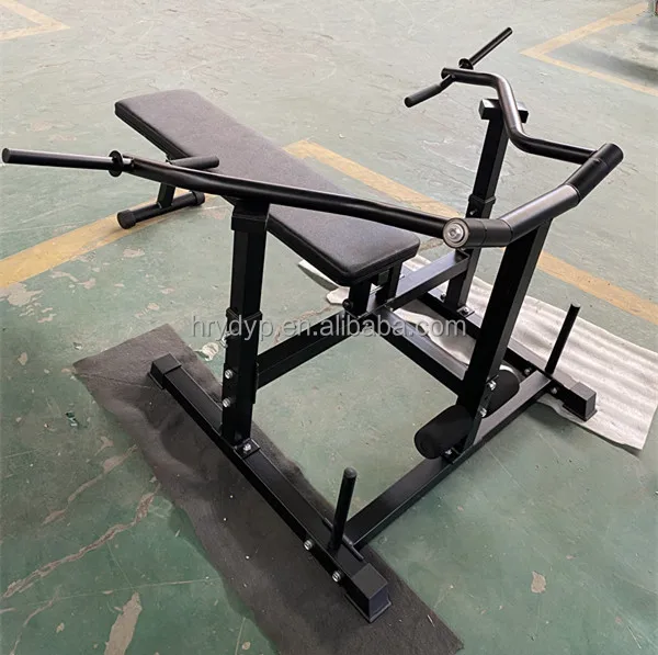 Foldable Chest Press Machine Weight Lifting Bench Gym Equipment HREBH80 ...