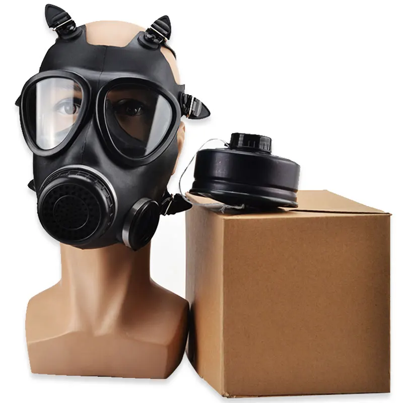 Full Face Gas Mask With Double Filters Respirator 6800 Gas Mask - Buy M ...