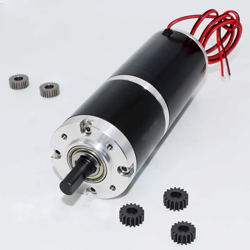 High Speed Tubular Dc Motor With 12v 24v Planetary Motor 60rpm 45 Mm ...