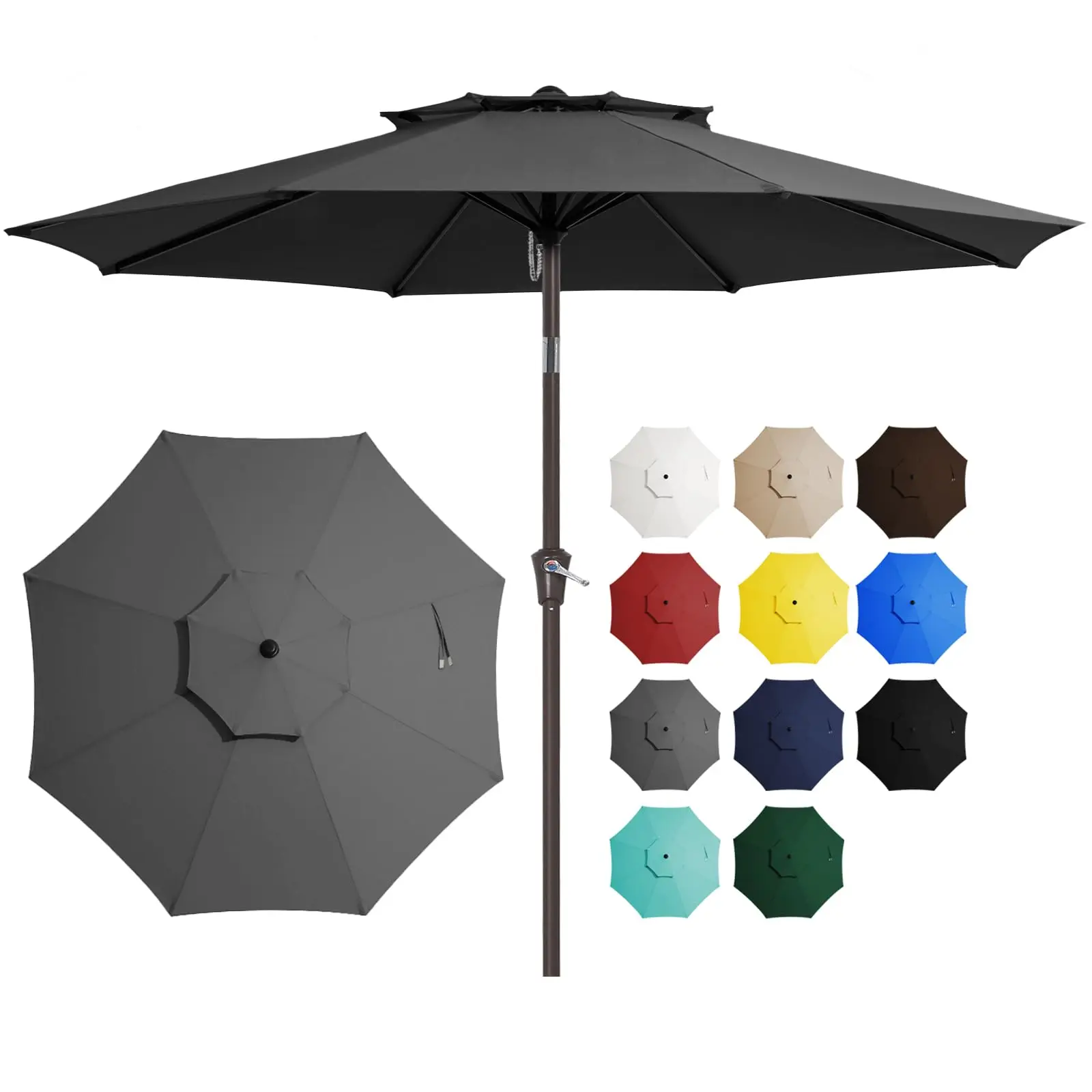 Free Sample Patio Outdoor Umbrella Beach Umbrellas For Sand UPF50 ...