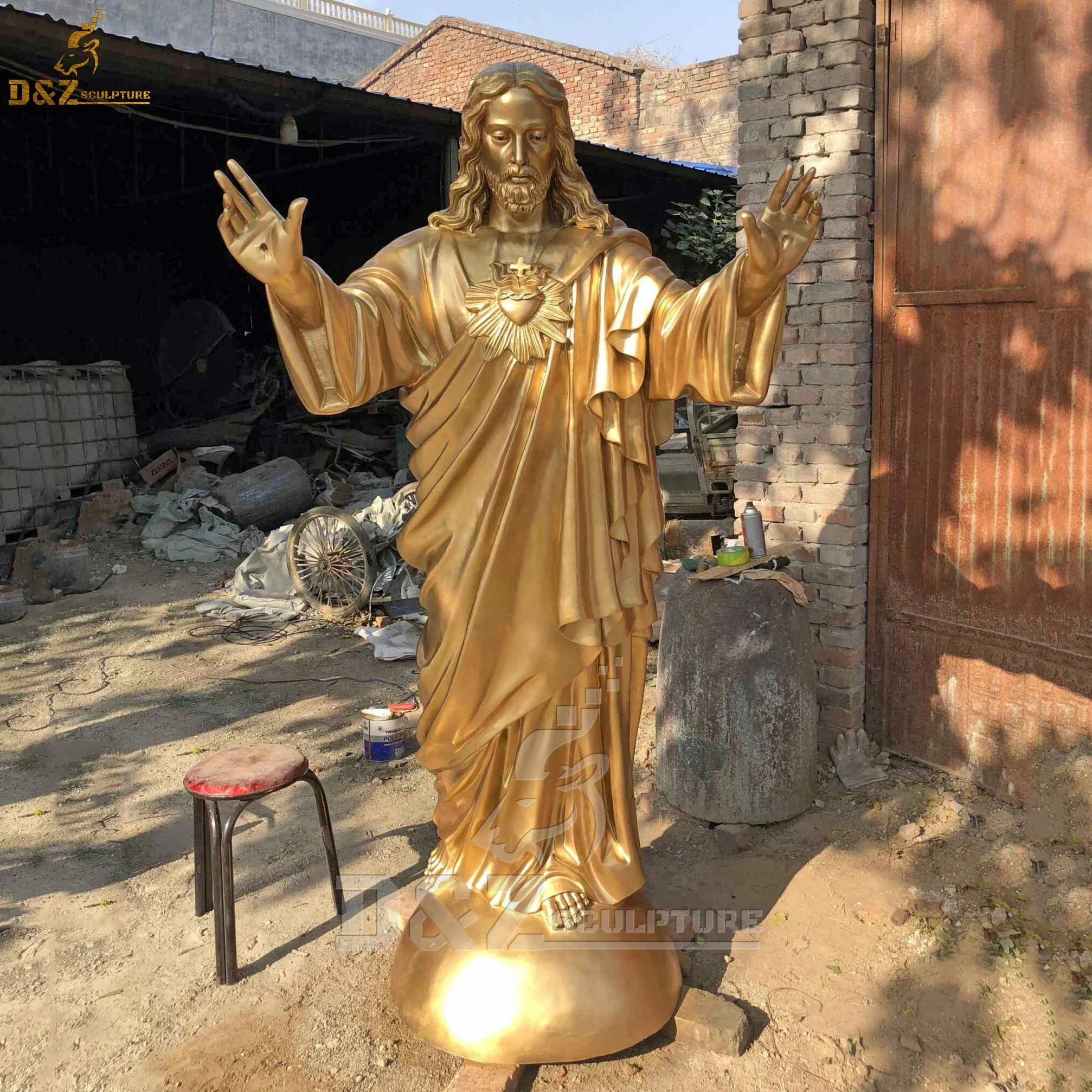 Custom Catholic Religious Christ Sculpture Bronze Life Size