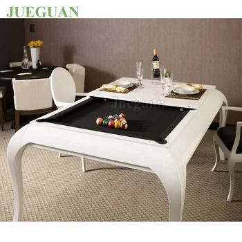 New Style 2 In 1 Dinning Top And Pool Table For Multi Function Games ...