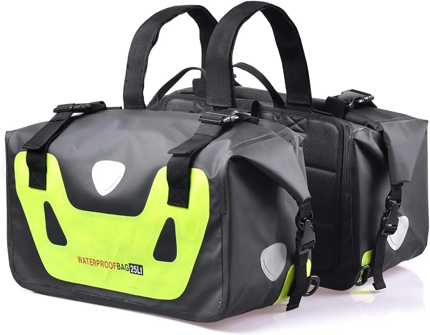Motorcycle Saddlebags, Motorbike Panniers Waterproof Side Luggage Seat ...