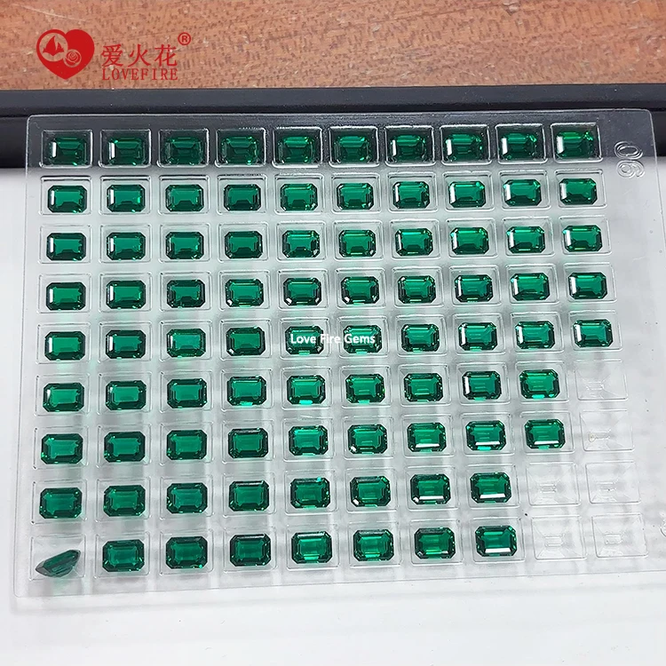 Wholesale Lab Created Emeralds - Vivid Green Gemstones
