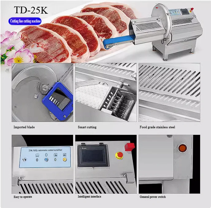 Full Auto Bacon Sausage Ham Slicer for Restaurant Food Shop Steak ...