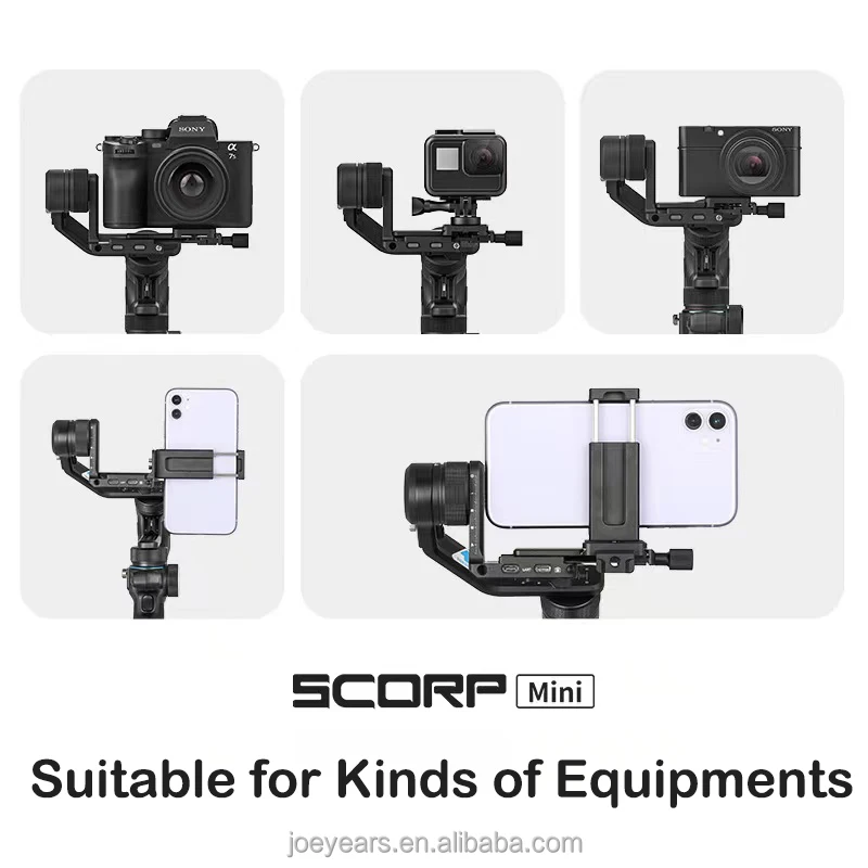 SCORP MINI 3 Axis Gimbal Stabilizer - Anti-Shake Camera