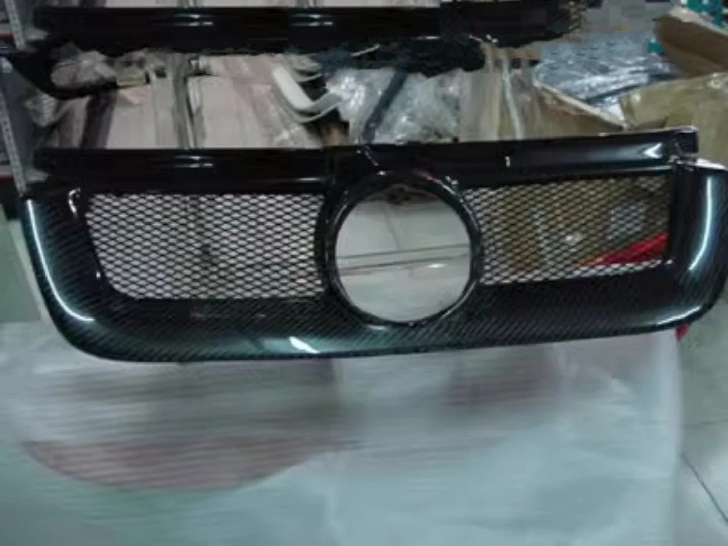 Carbon Fiber Grill Mask Grid Radiator Grille For Volkswagen Vw Bora Wrx ...