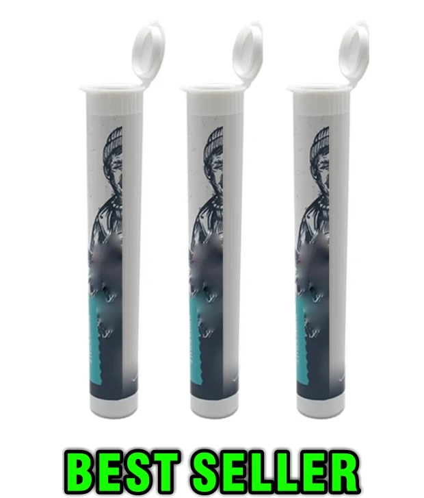 Wholesale Cr Child Resistant Plastic Pop Top Tube 109mm 116mm 90mm Tube ...