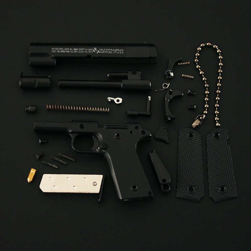 Mini Colt 1911 & Beretta 92F Toy Key Chains with ODM