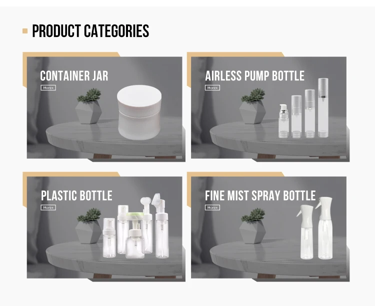Custom Plastic Pressing Vacuum Cream Split Bottle Jar