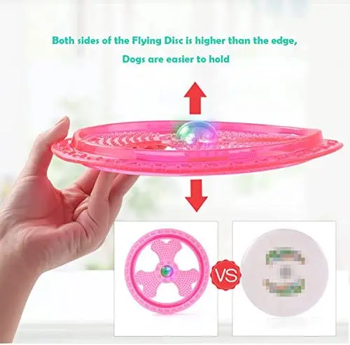 Wholesale Soft Flying Disc Dog Sport Toy Dog Light Up Led Flying Disc ...