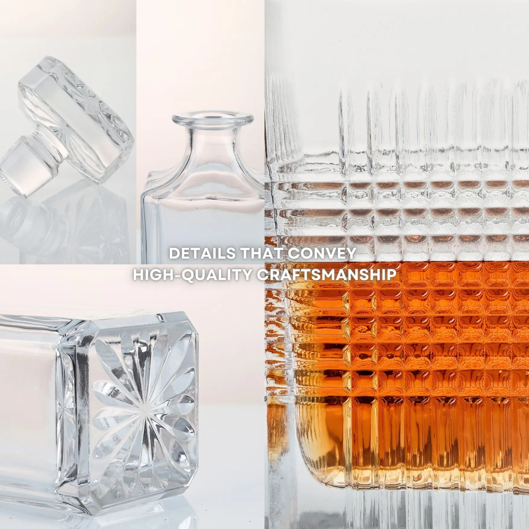 2024 Hot Whisky Glass Set Custom Whisky Glass Set 750ml/25oz Whiskey ...