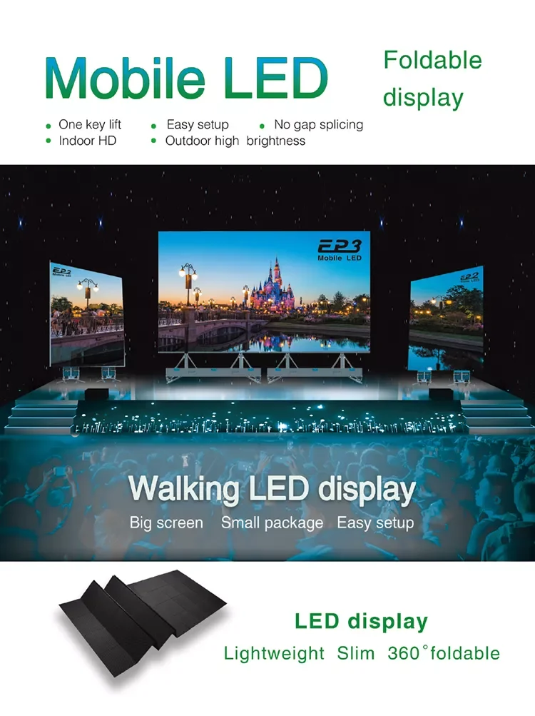 Indoor LED Display Billboard P3.911x2m 2x3m Remote Control