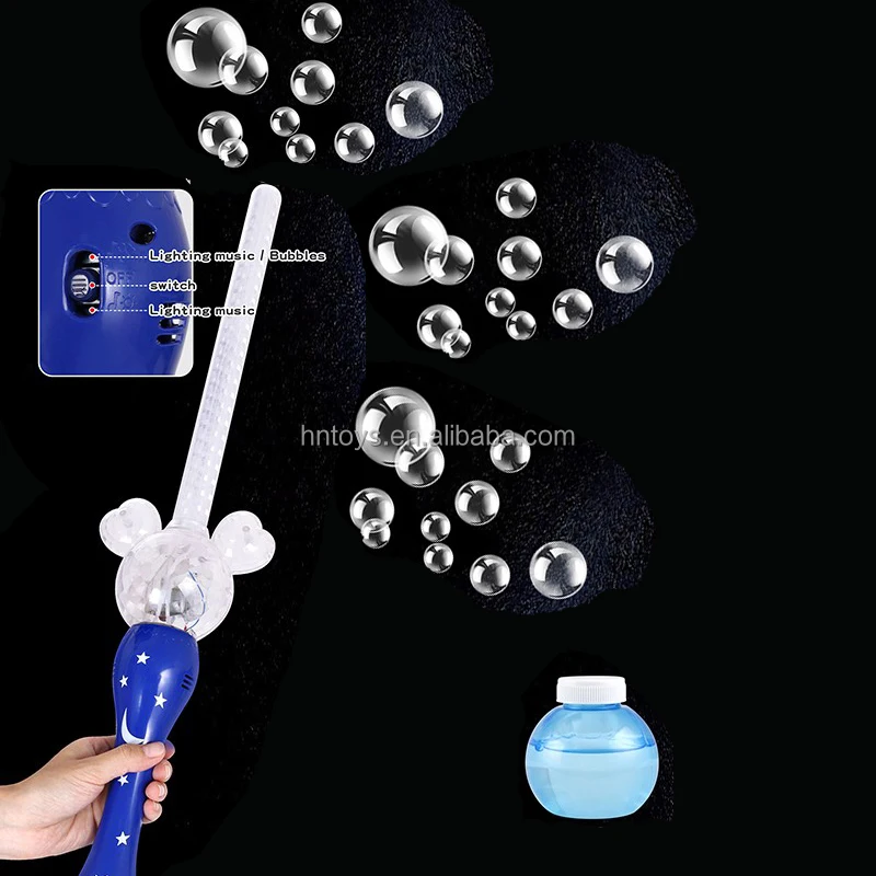 Customized Halloween Part Toys Electric Led Flashing Light Bubble Magic ...
