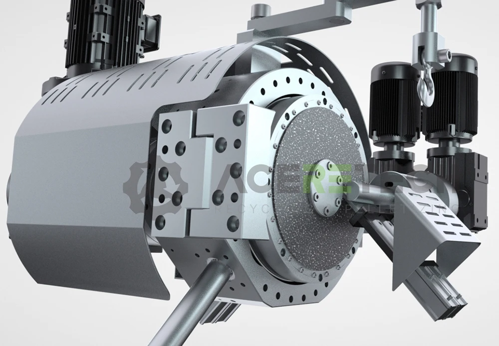 Aceretech SCF Self Cleaning No Mesh Melt Filter for LLDPE