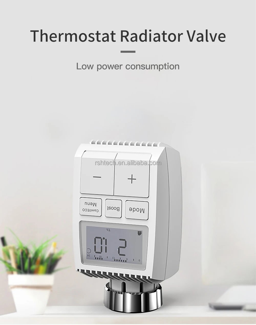 Tuya Wifi/zigbee/ble Smart Thermostatic Radiator Valves