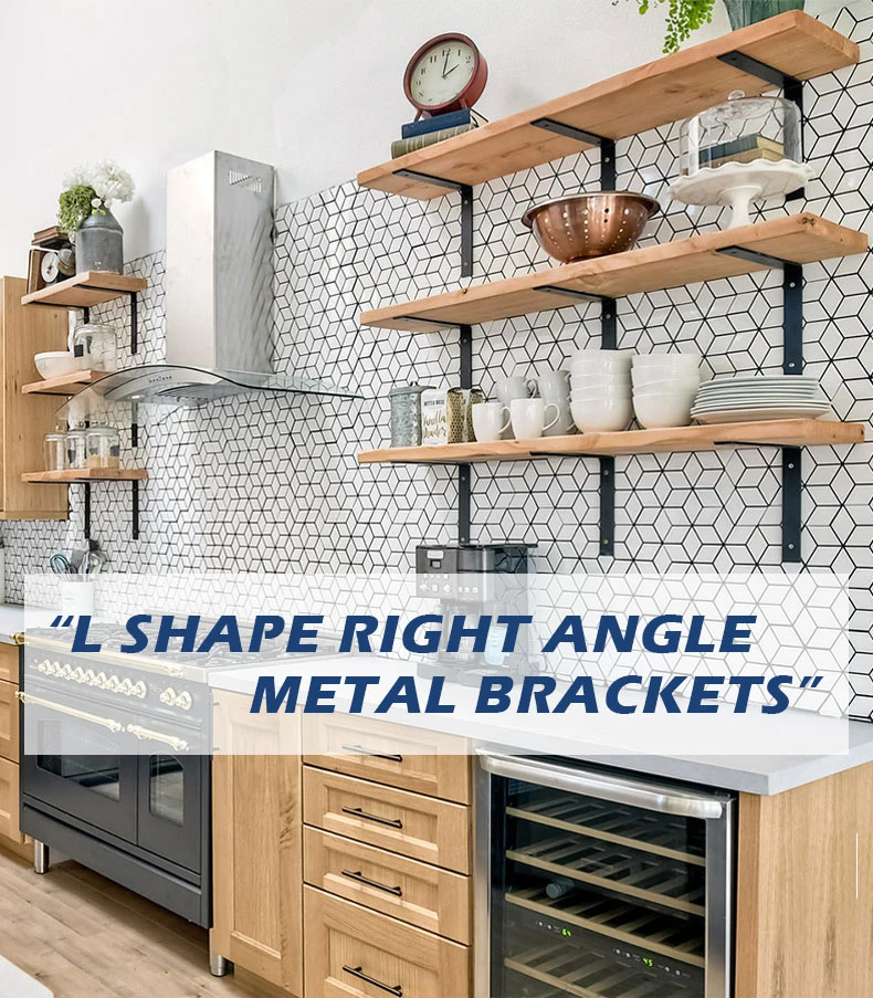 Hidden Triangle Metal Bracket Heavy Duty Floating Wall Mounting Right ...