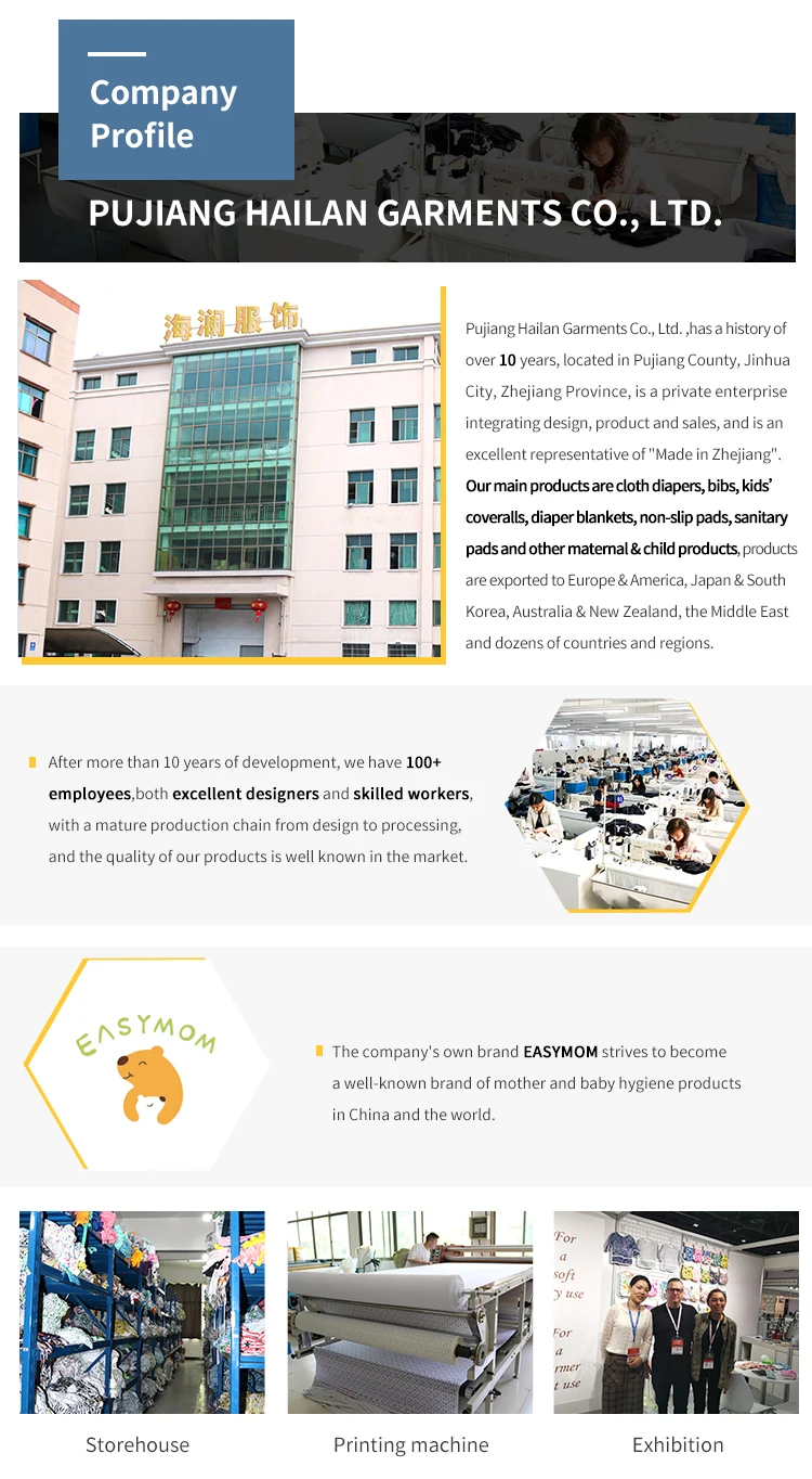 Easymom Reusable Women Sanity Napkins Panty Liners Set Customized ...