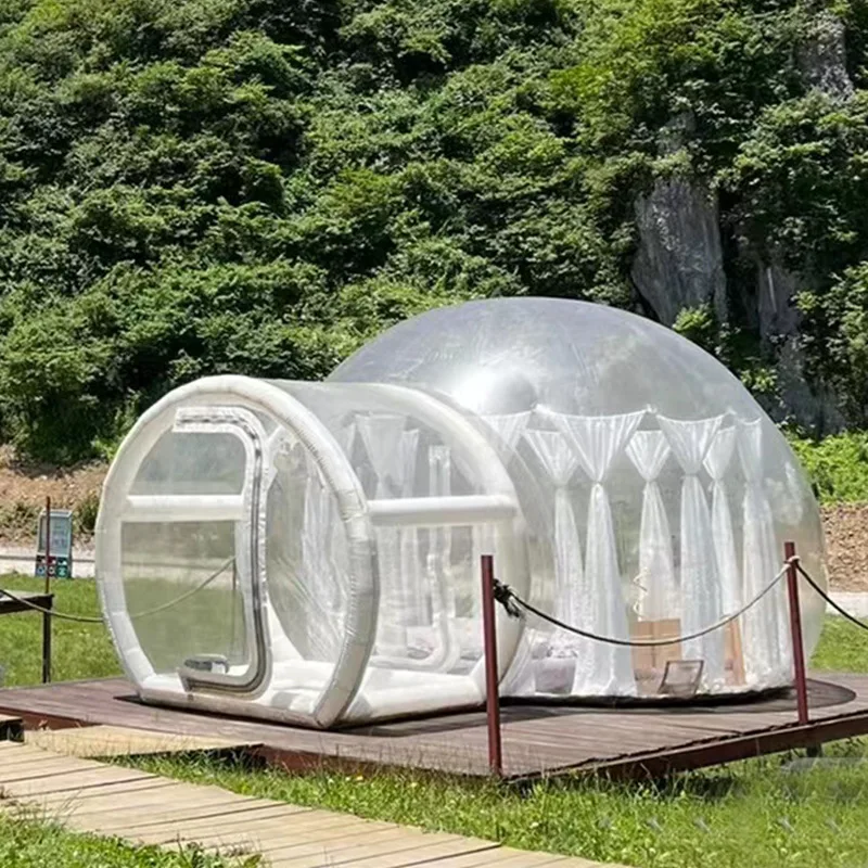 Large Transparent Pvc Tent House For Kids Blow Up Bubble House ...