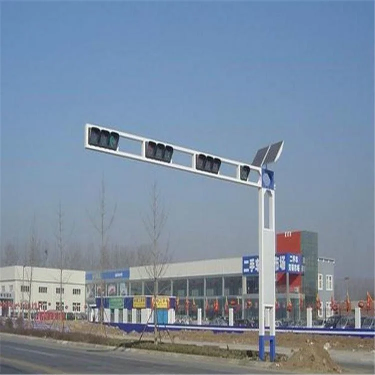 Galvanized Steel Crossing Road Monitoring Cctv Camera Street Driveway ...