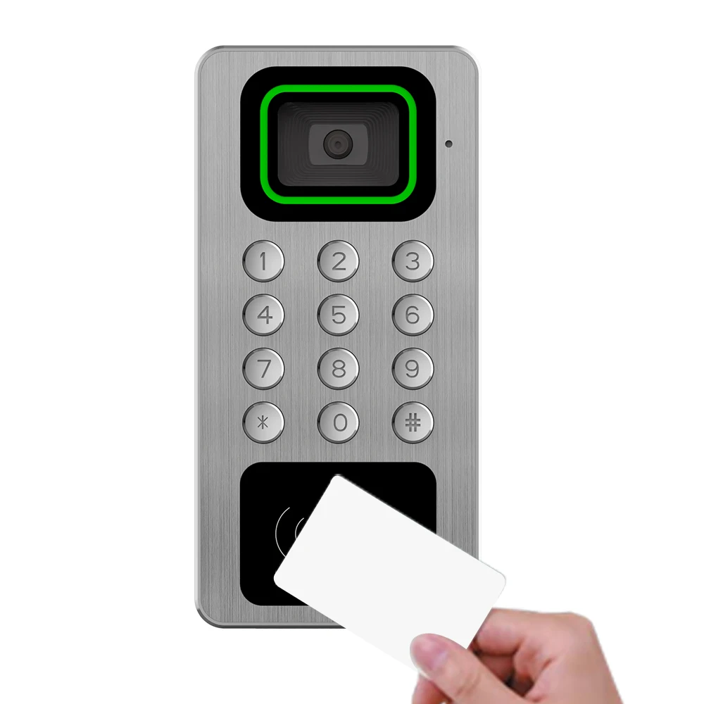 Thinmoo Remote Controlled Metal Waterproof Smart QR Code Scanner with Free APP Access Control ...