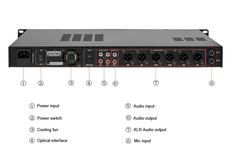 Audio Processor Pa High Quality Digital Karaoke Processor Professional ...