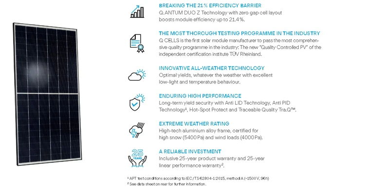 Hanwha Q Cells Solar Panels - High Efficiency & Durability