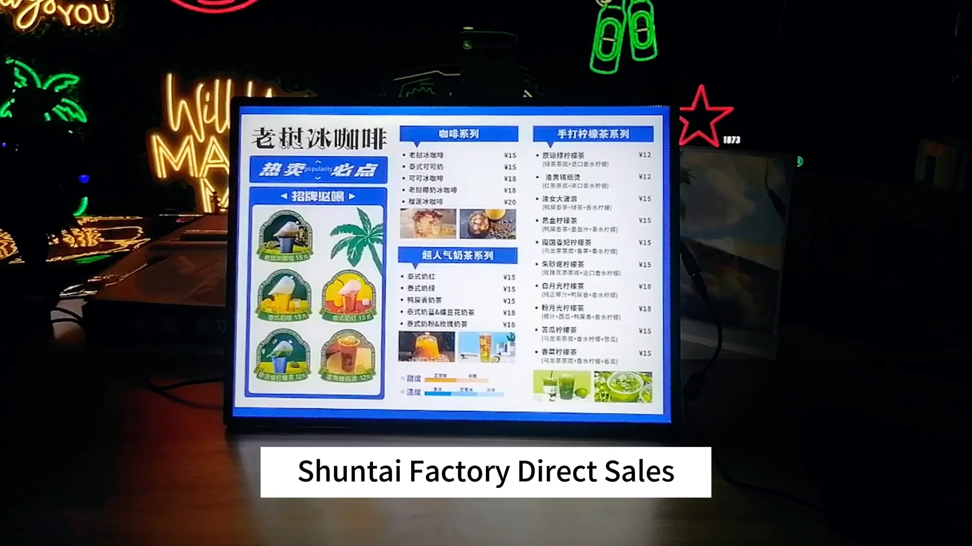 Small Size Table Menu Board A2a3a4 Led Advertising Light Box - Buy Menu ...