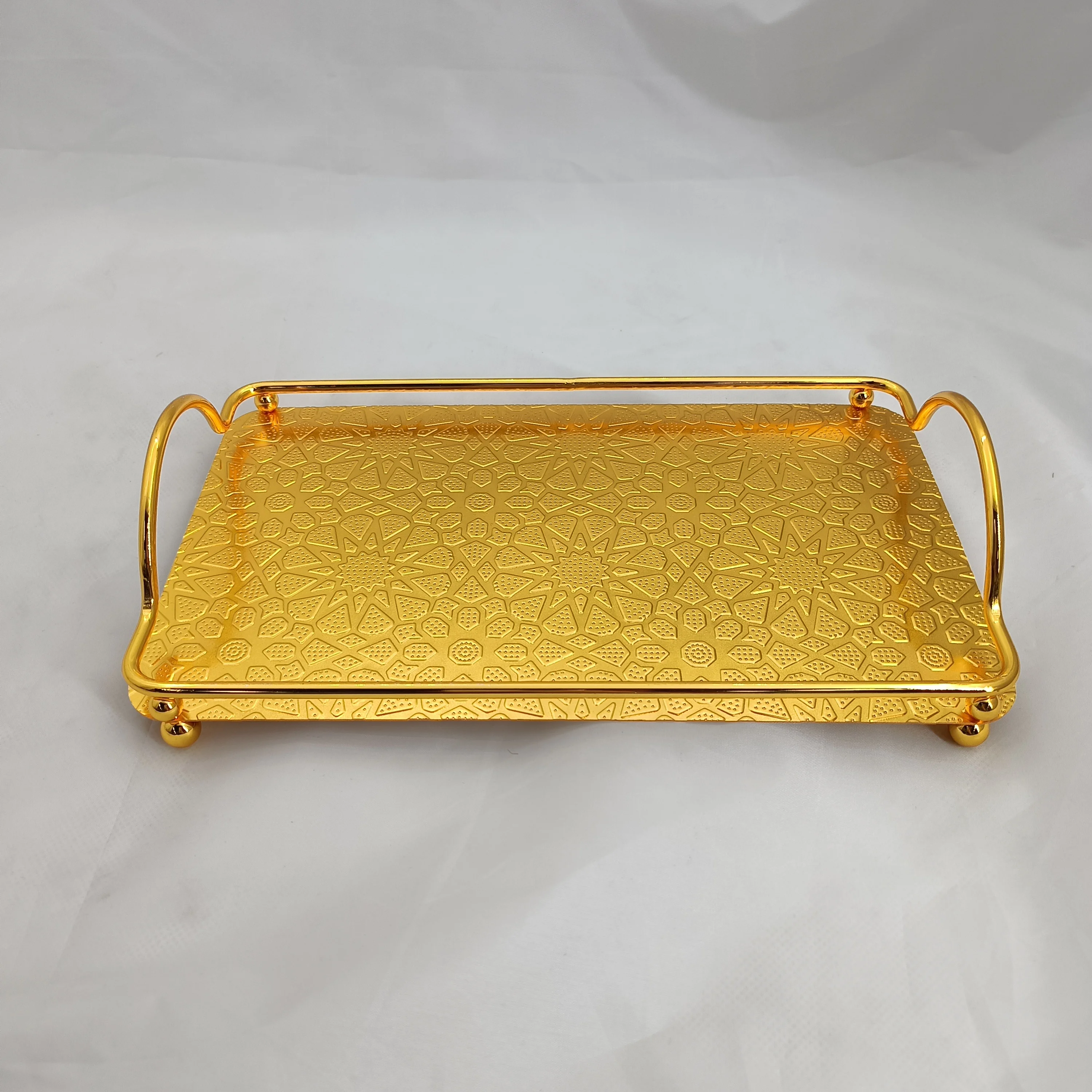 Metal Tray Manufacturing Company Hotel Arabic Silver Golden Plated ...