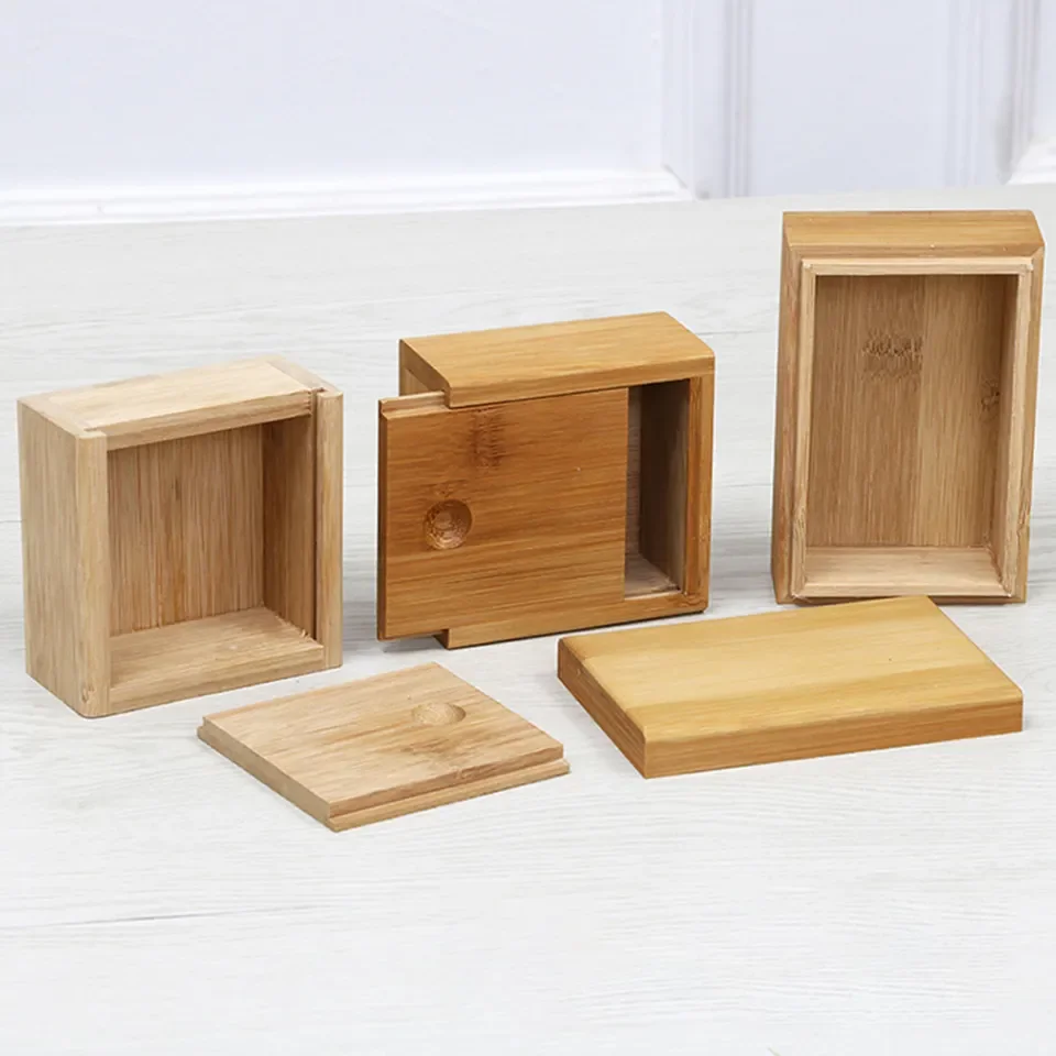 Wholesale Custom Different Bamboo Box Packaging Shapes Solid Wood ...