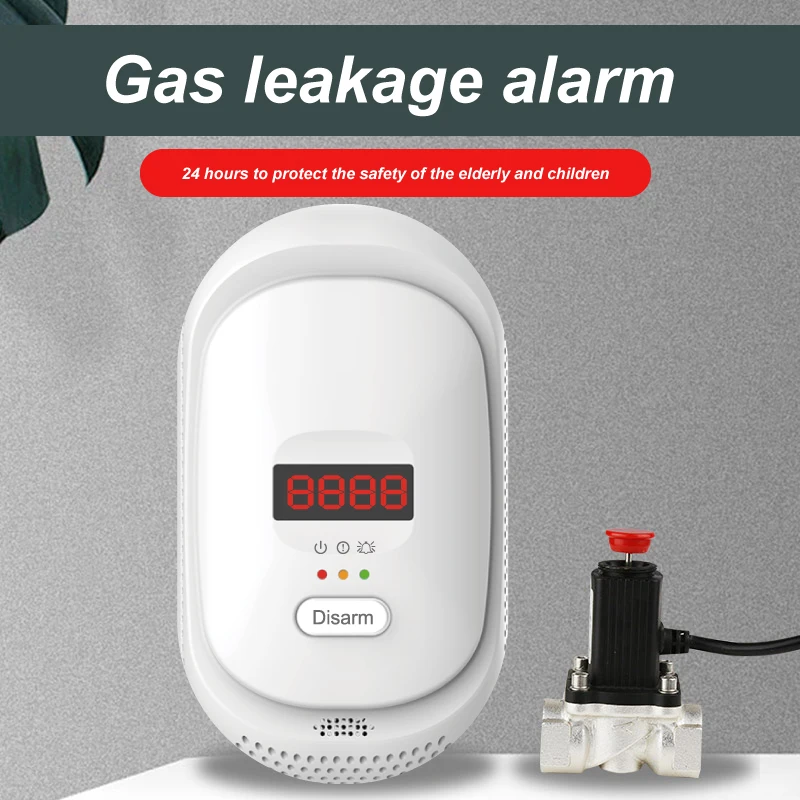 Wired Wireless Led Gas Detector Wifi Tuya Carbon Monoxide Co Fire Alarm ...