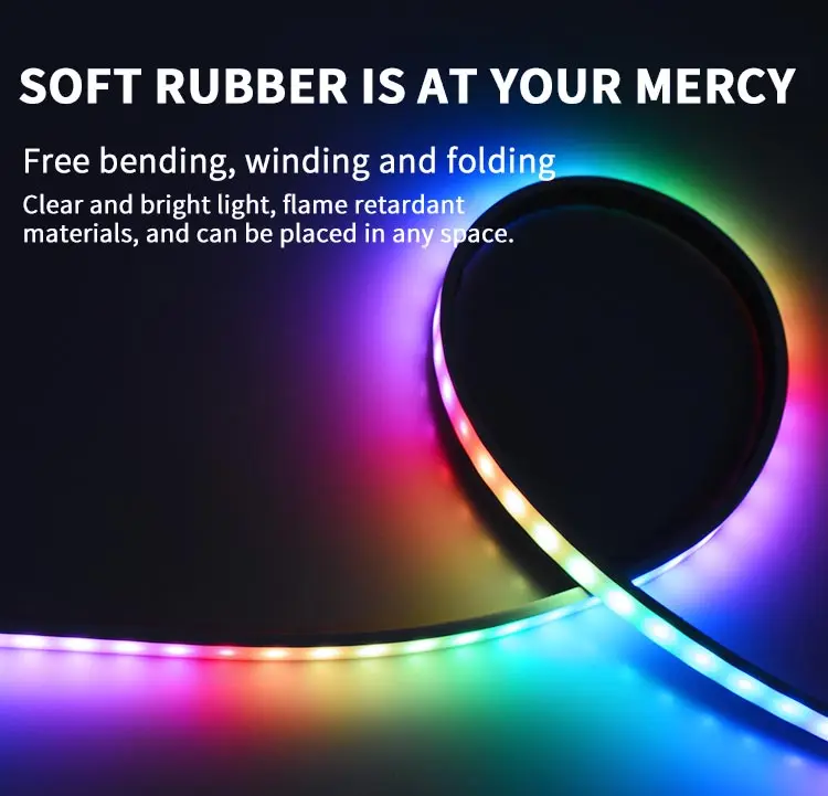 Alexa Flexible Silicone Neon Dream Color 5050 Rgb Programmable Smart ...