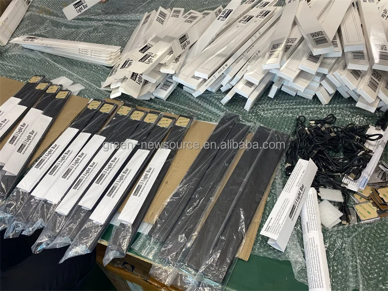 Magnet And 3m Tape Installation 405mm Black Ultra-thin Wireless ...