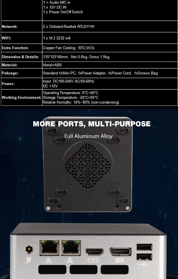 12th Gen Nuc Mini Pc I9 9800h I7 1280p Win10\/win 11 Hdml Mini Dp 4k ...