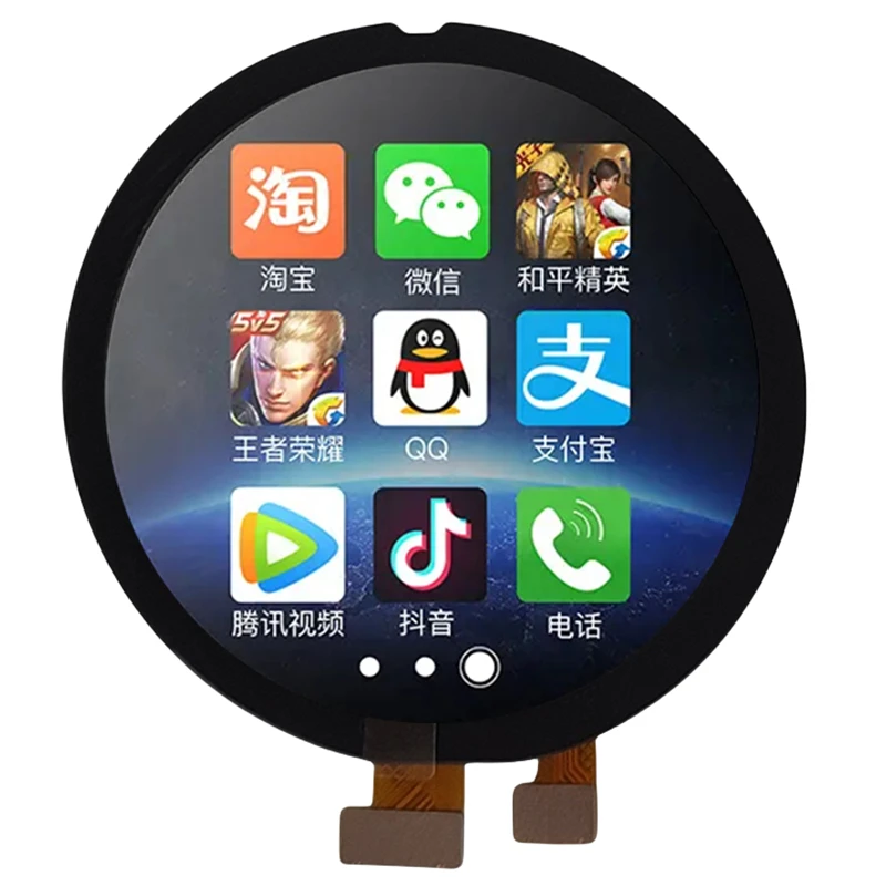1.39-Inch AMOLED Touch Screen Module - High-Definition Circular OLED ...