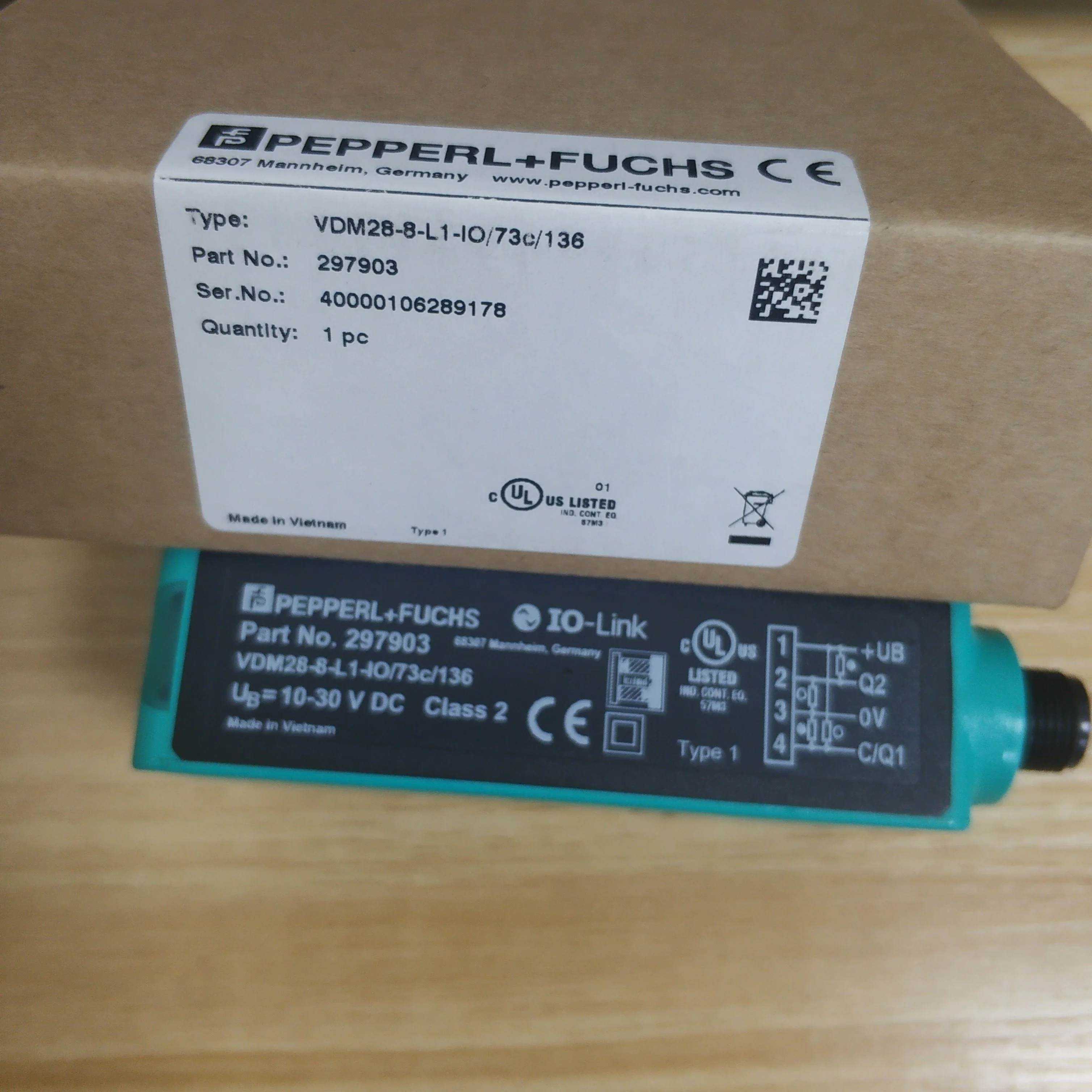 モデル Pepperl + Fuchsレーザー距離センサーvdm28-8-l1-io/73c/136 297903 P + F - Buy Laser Distance Sensor ...