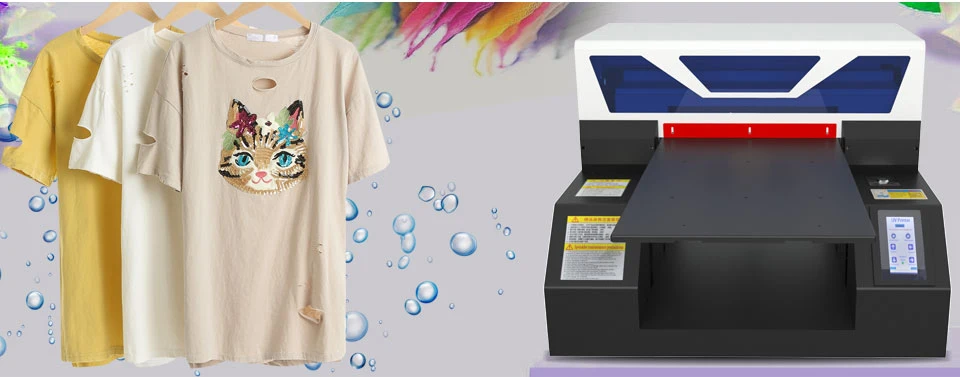 A3 A4 Digital Direct To Garment Printer Print On Cloth T Shirt Printing ...