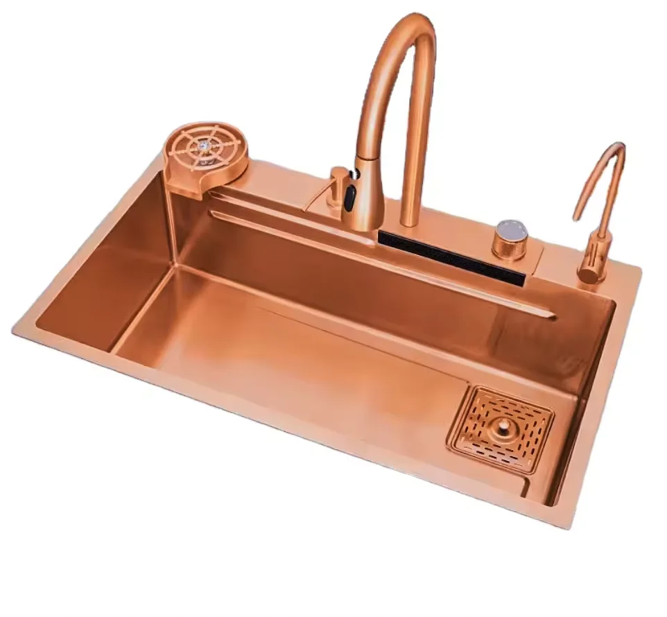 Multifunctional Kitchen Sink Smart Kitchen Sink Single Bowl Stainless ...