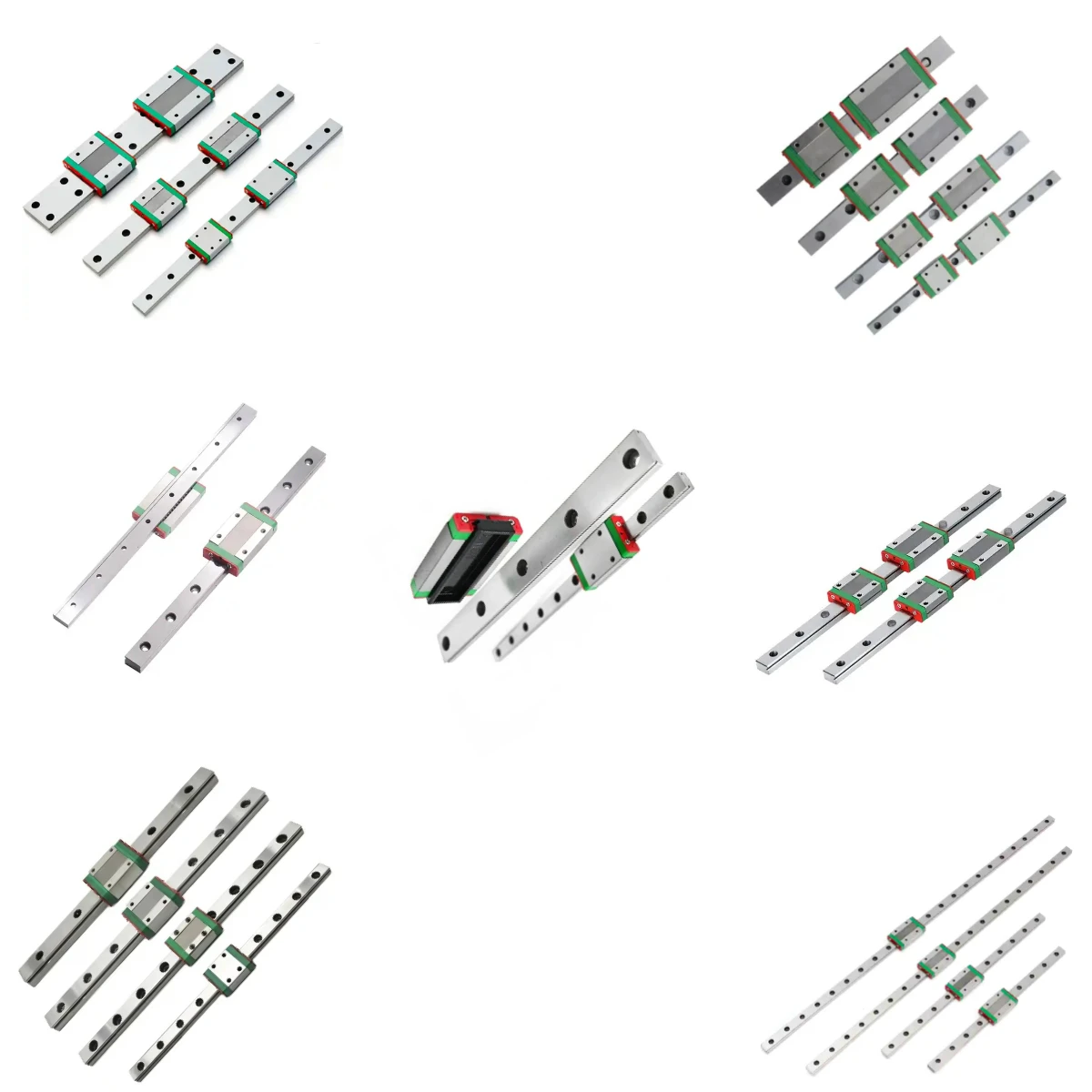 5mm 7mm 9mm 12mm 15mm HIWIN Miniature Linear Guide Rail MGN5 MGN7 MGN9 MGN12 MGN15 Linear ...