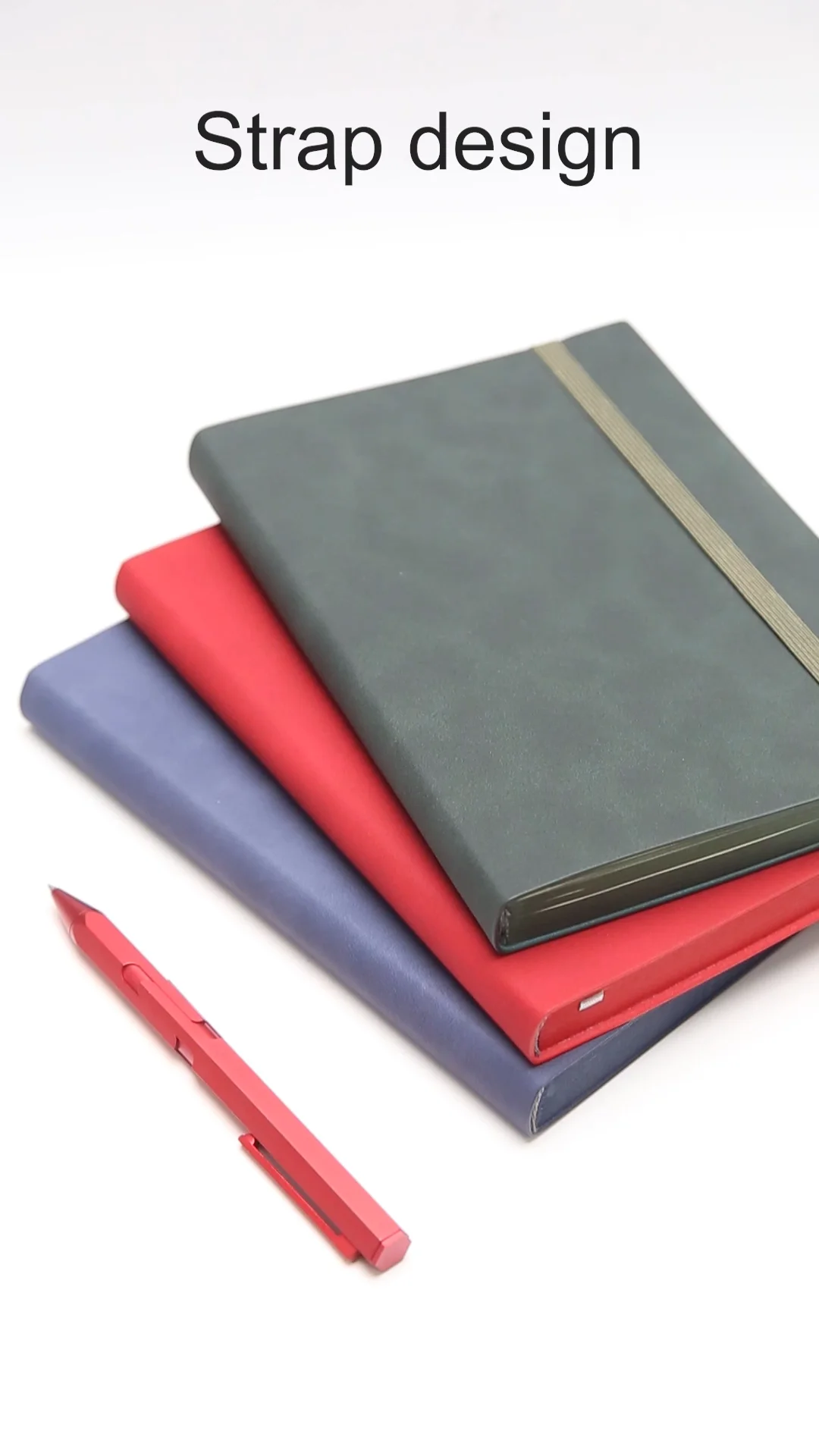 Ttx Custom Logo Premium A5 Elastic Band Leather Hard Cover Planner ...