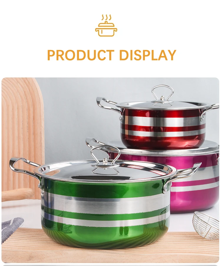 High Quality Korean Stainless Steel Cookware Set