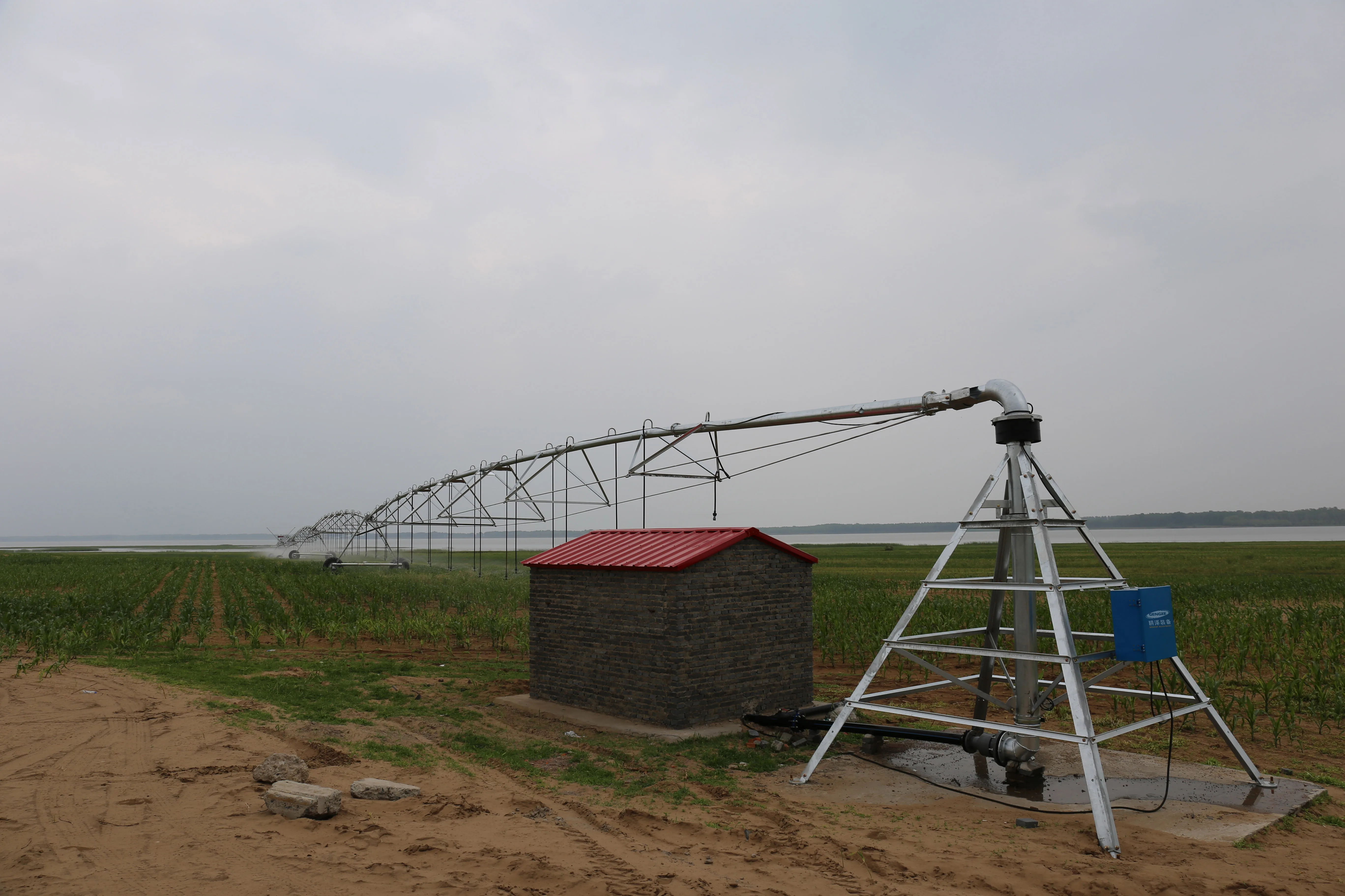 Efficient Electric Center Pivot Irrigation System