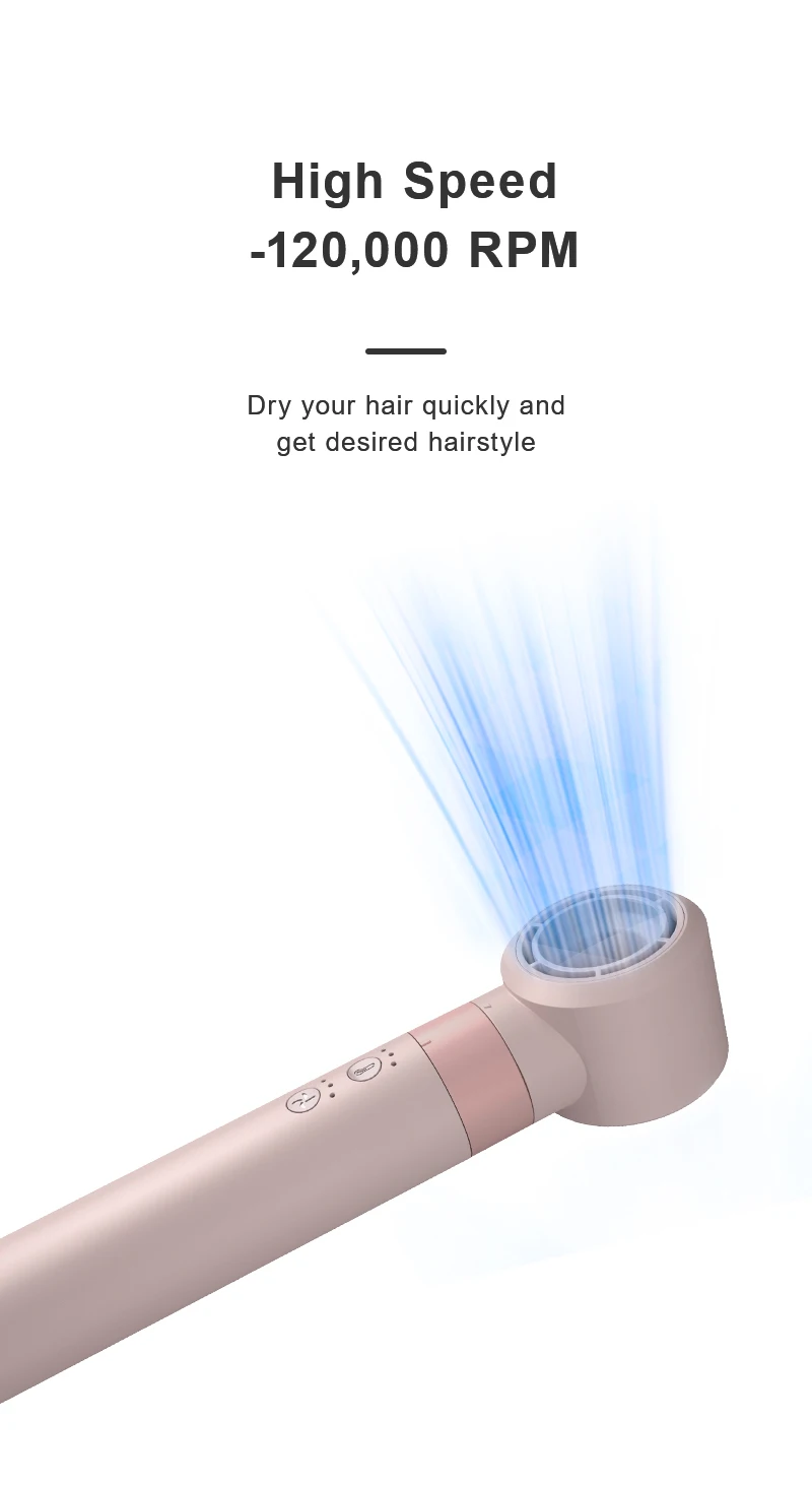 Multi-functional 5 in 1 Hot Air Styler Interchangeable Hairdryers ...