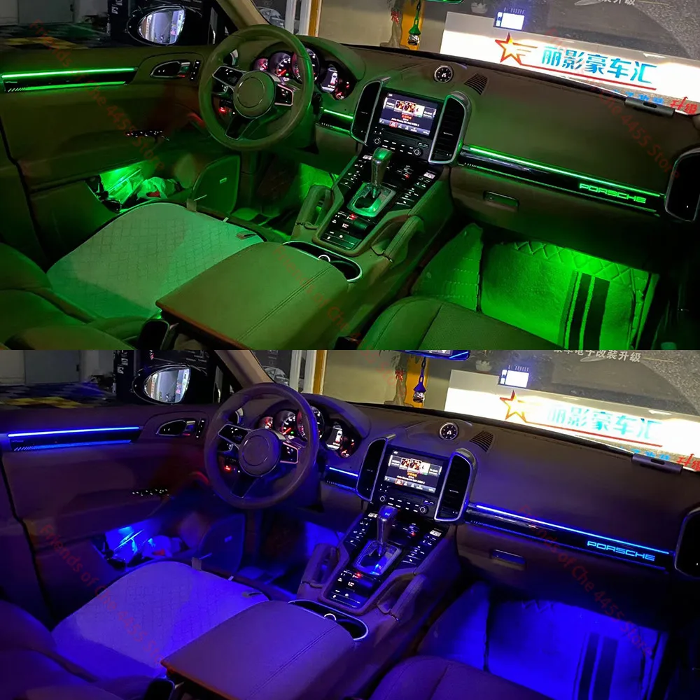 LED Ambient Light for Porsche Cayenne - 64 Color Atmosphere Lamp
