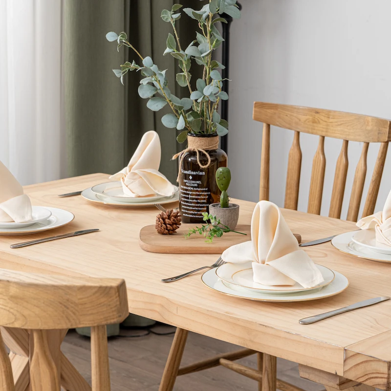 Customized Linen Cotton Napkins - Eco-Friendly & Soft