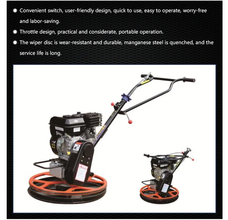 Light Weight Electric Concrete Power Trowel - Efficient Smoothing