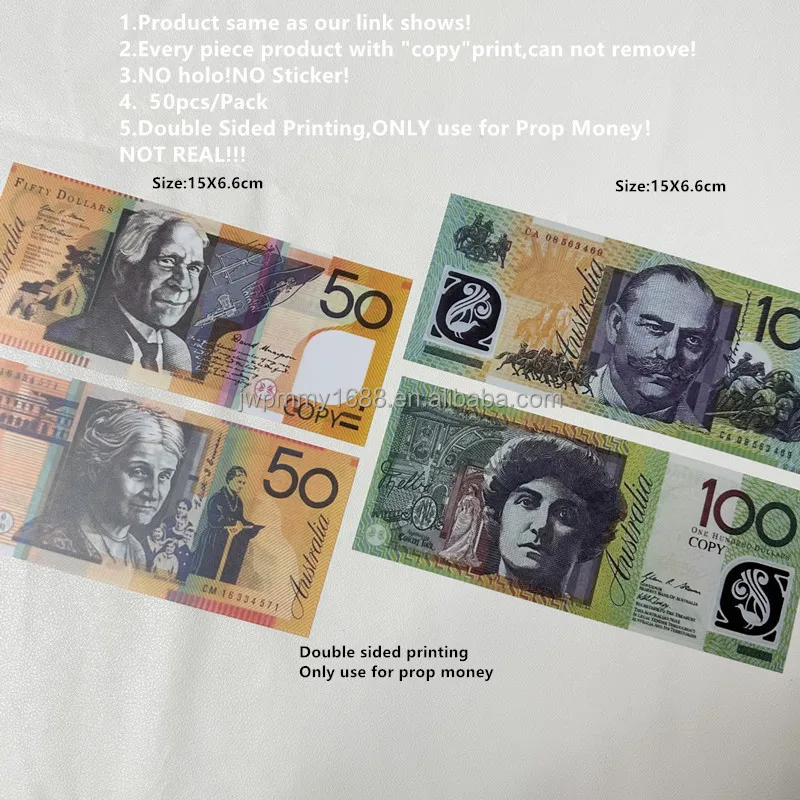 Prop Money Australia Australian-money-notes-50 Australian 50 Dollar ...