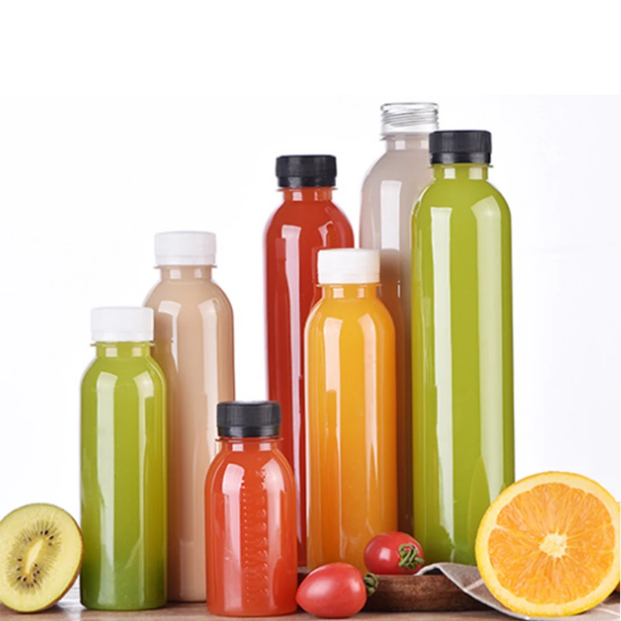 Food Grade PET Bottles - Ideal for Juice and Milk Packaging
