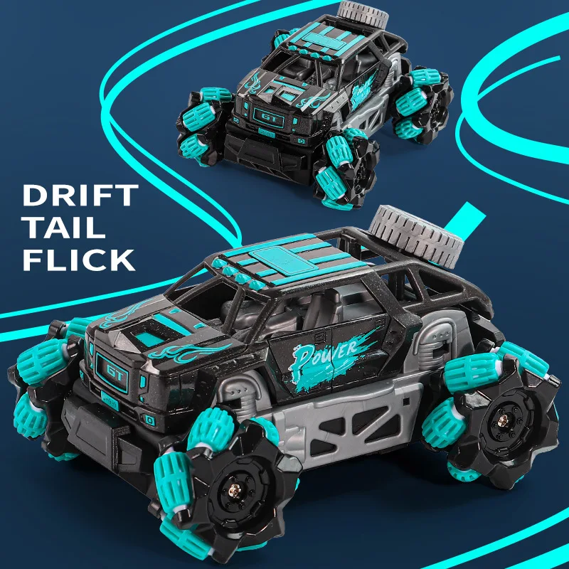 Zille 8-wheel Remote Control Stunt Vehicle Rc Stunt Drift Spray Vehicle ...