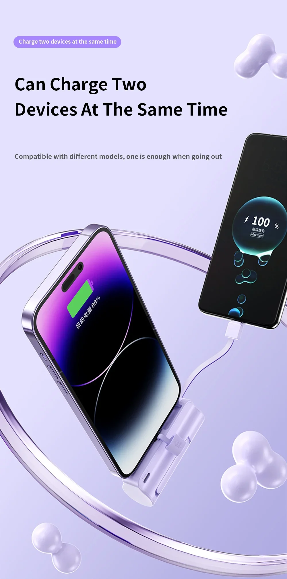 5000mah Portable Charger - Fast, Efficient Power Bank